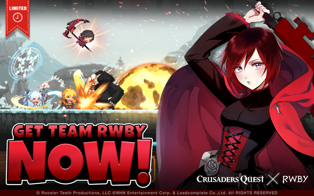Crusaders Quest x RWBY Collaboration has started - GamerBraves