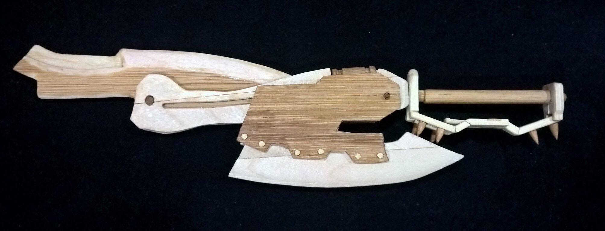 AMAZING DIY Monster Hunter: World Switch Axe by Ayau Boonyew - GamerBraves