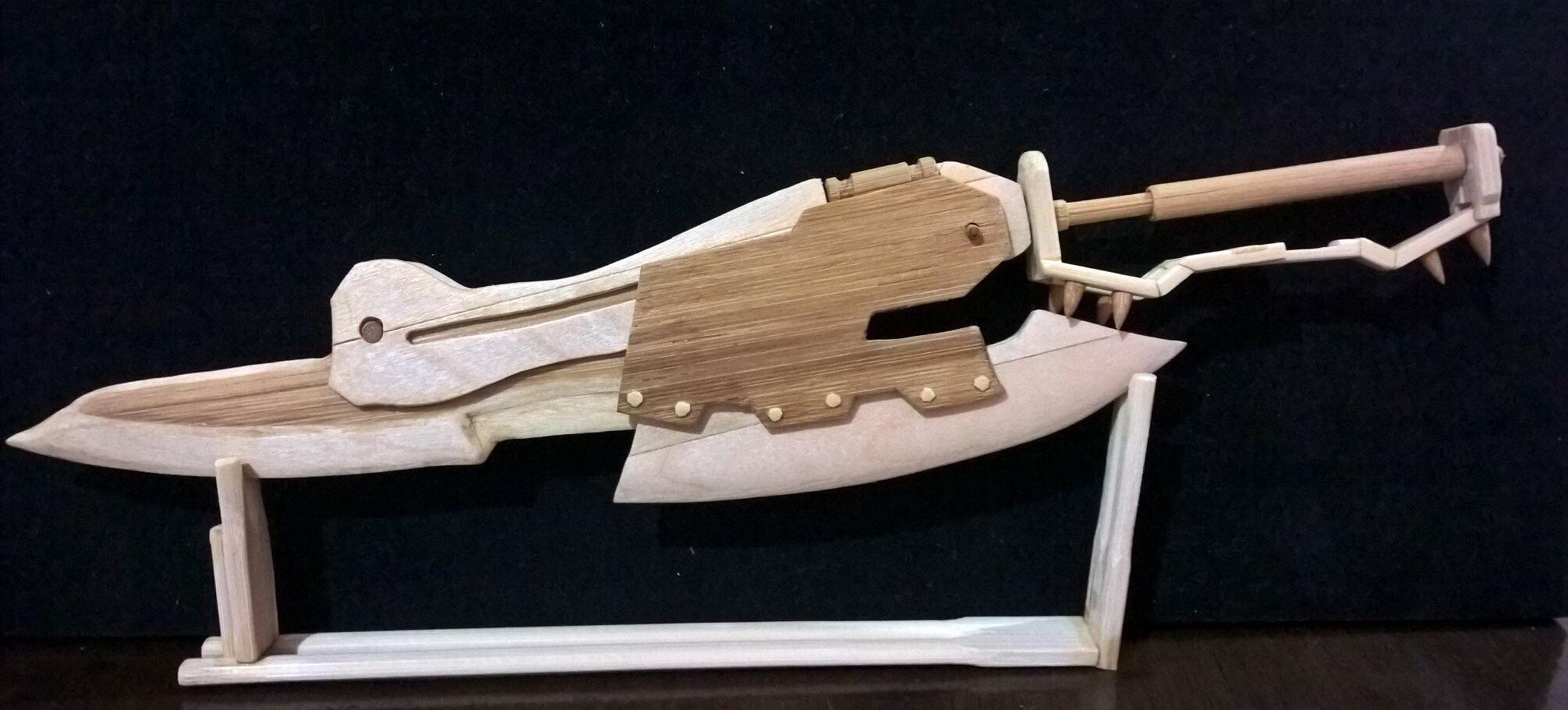 AMAZING DIY Monster Hunter: World Switch Axe by Ayau Boonyew - GamerBraves