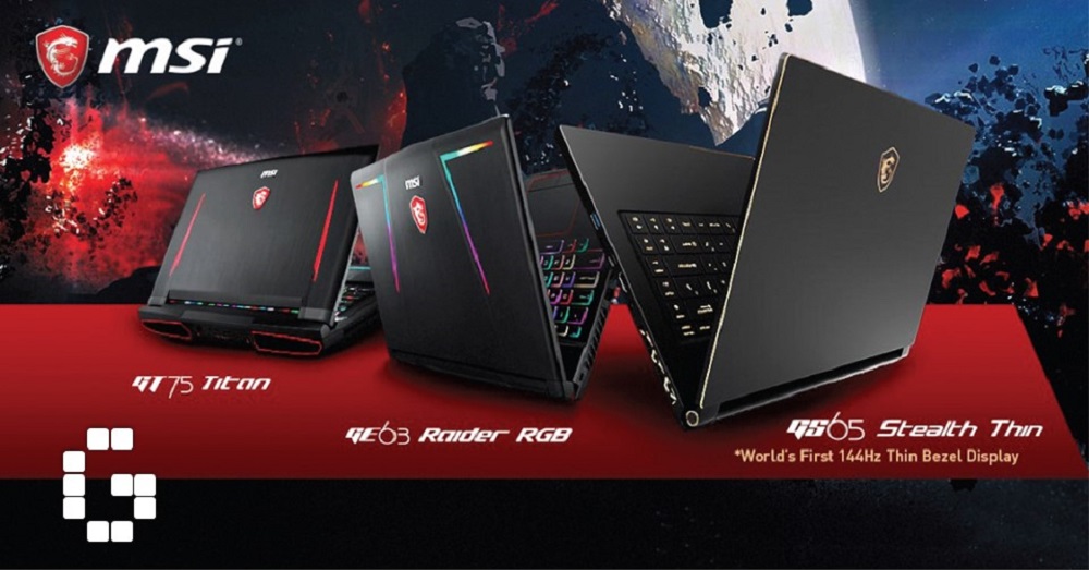 MSI’s New Line of Gaming Laptops Powered by Intel 8th Generation ...