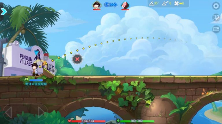 Arale Adventure Review - classic artillery game based on Dr. Slump ...