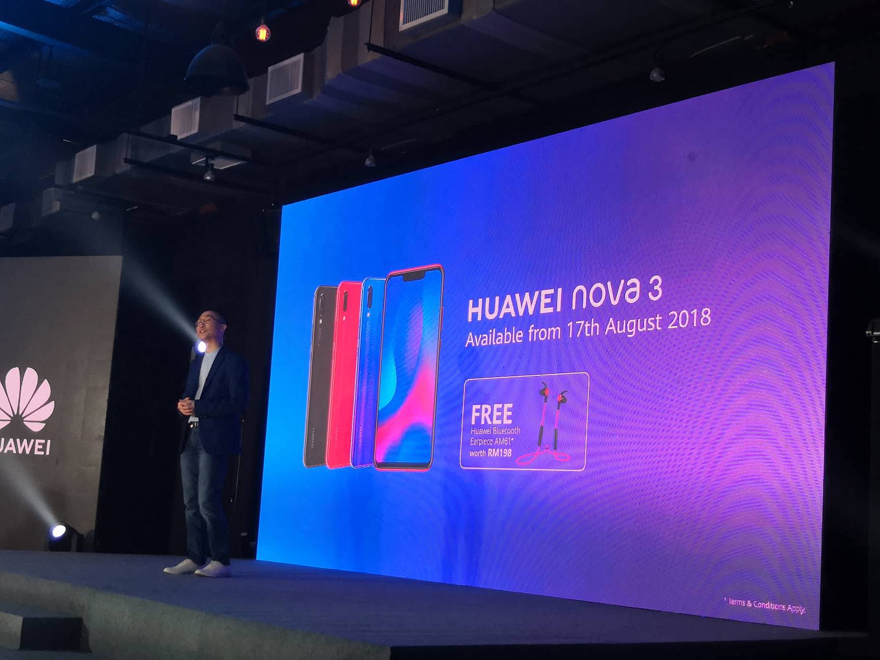 HUAWEI new AI quad-camera smartphones - nova 3 and nova 3i revealed ...