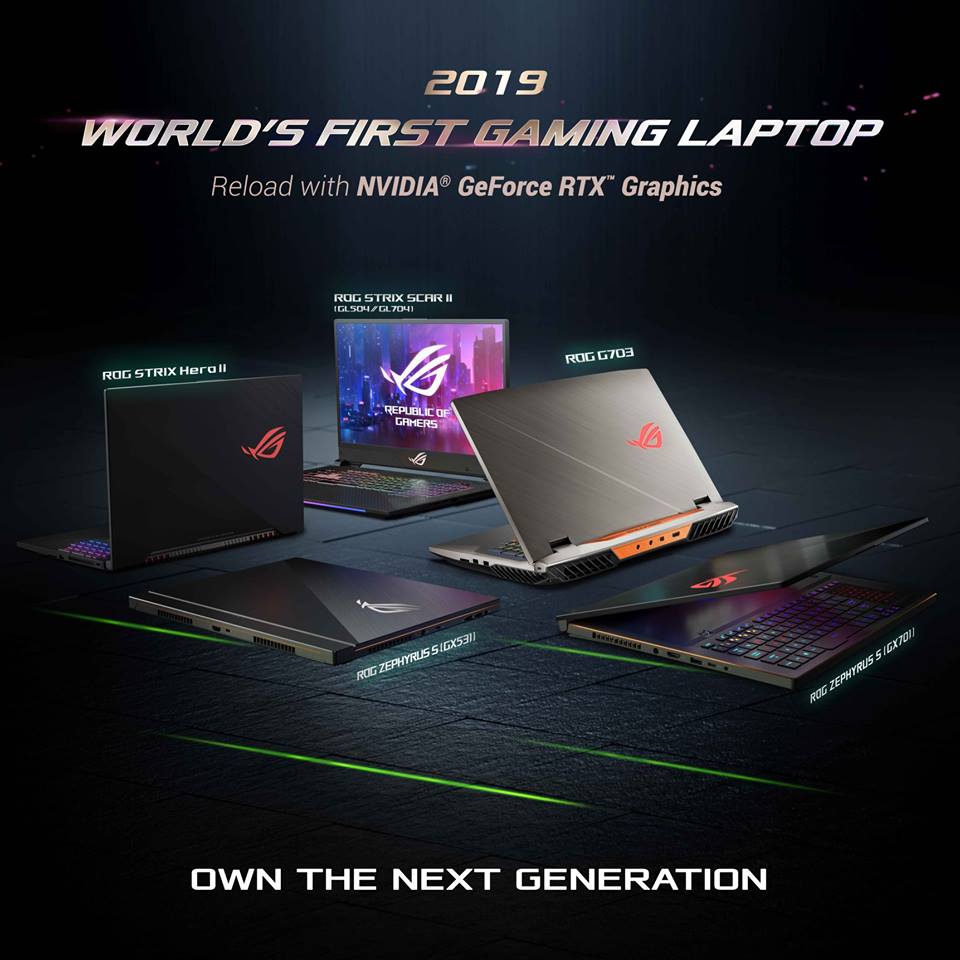 ASUS ROG introduces latest gaming laptops with new NVIDIA GeForce RTX ...