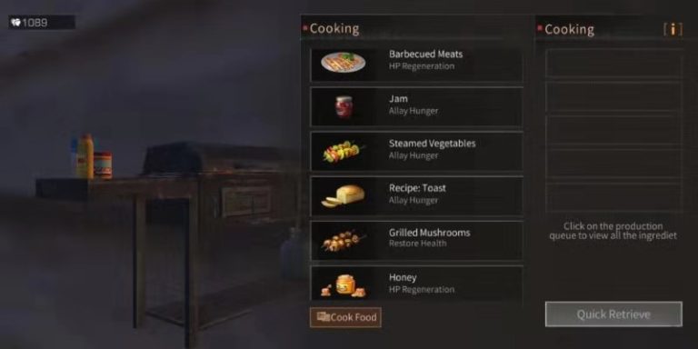 LifeAfter Guide - List of food recipes - GamerBraves