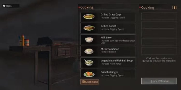 LifeAfter Guide - List of food recipes - GamerBraves