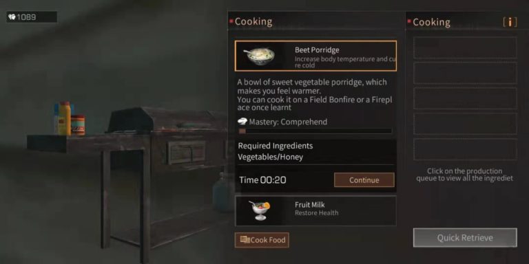 LifeAfter Guide - List of food recipes - GamerBraves