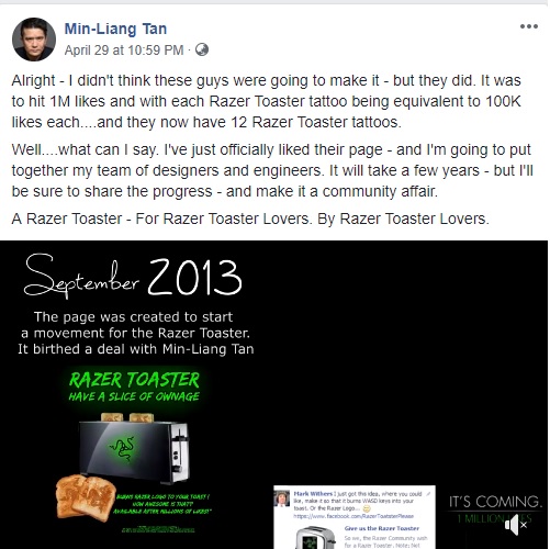 Razer's kitchen appliance, The Razer Toaster is going to happen ...