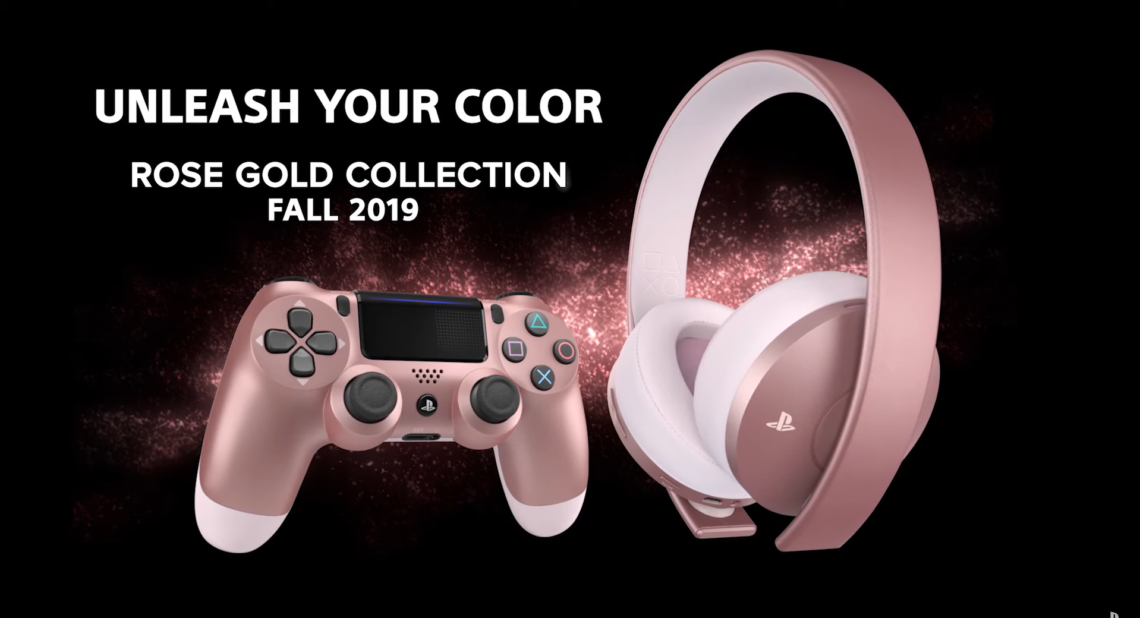 New Dualshock 4 controllers, a Rose Gold headset later in the year ...
