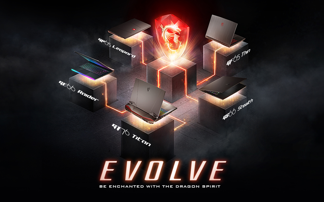 Be enchanted with the MSI Dragon Spirit! Six series of gaming laptops ...