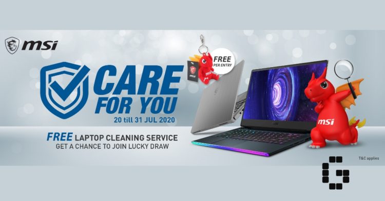 Get your free MSI laptop health check this July 2020 - GamerBraves