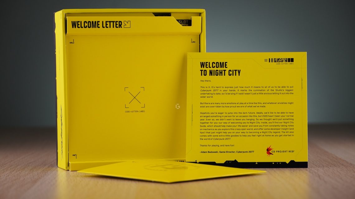 The future is now: Cyberpunk 2077 Media Kit unboxing - GamerBraves