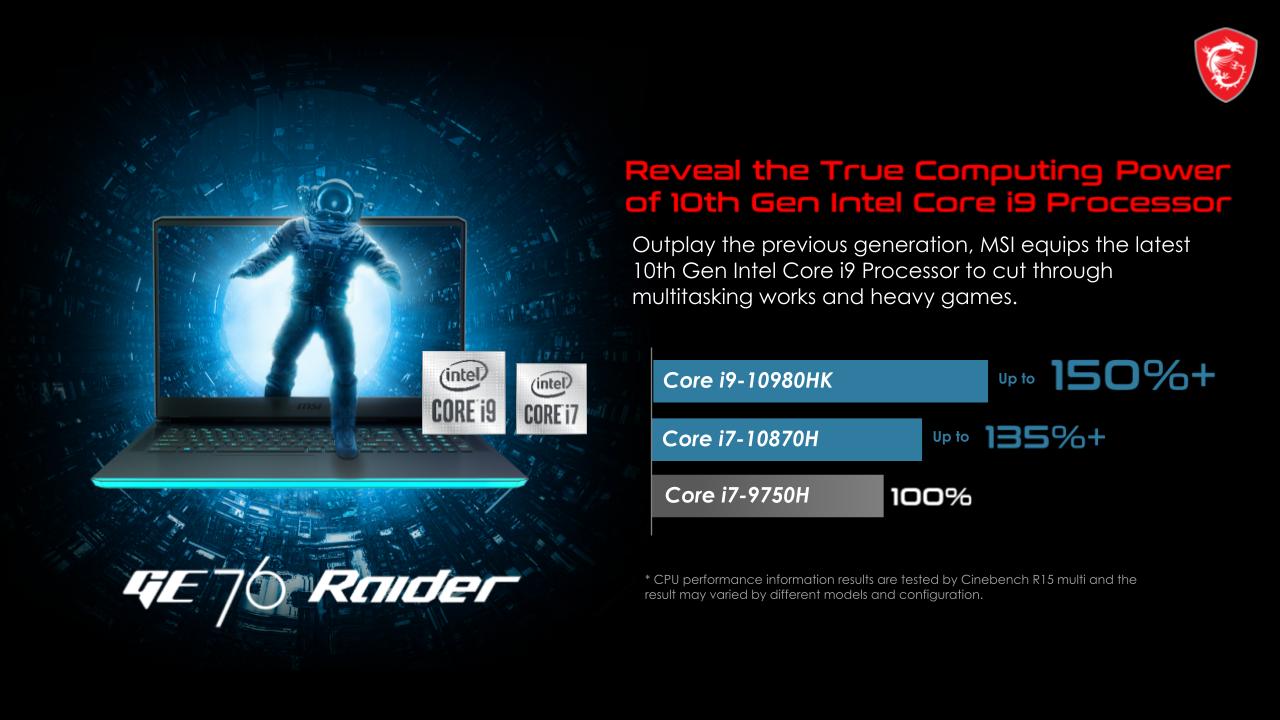 Introducing The GE76 Raider, Quality Gaming And A Sci-Fi Mystique ...