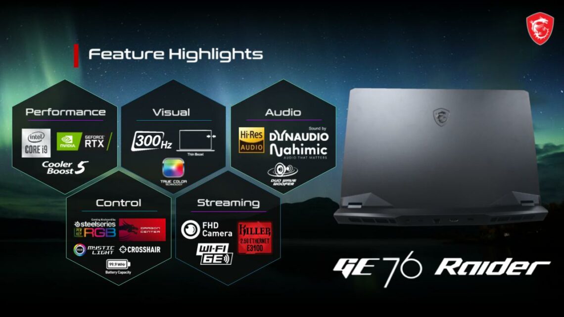 Introducing The GE76 Raider, Quality Gaming And A Sci-Fi Mystique ...