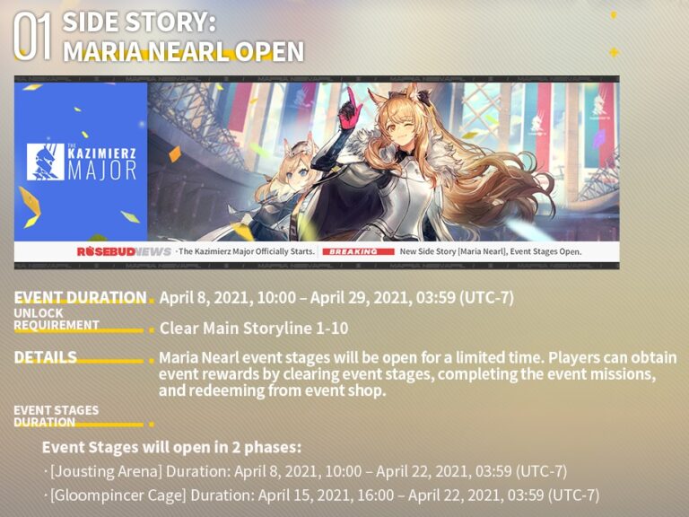 Maria Nearl announced for Arknights Global - GamerBraves