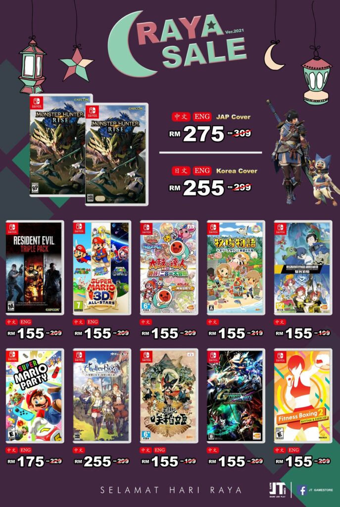 JT Game Store is having a Raya 2021 sale! - GamerBraves
