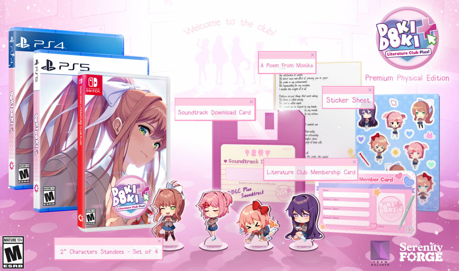 Doki Doki Literature Club Plus release date announced - GamerBraves