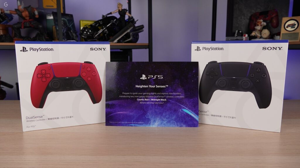 PS5 DualSense Unboxing: Cosmic Red, Midnight Black - GamerBraves