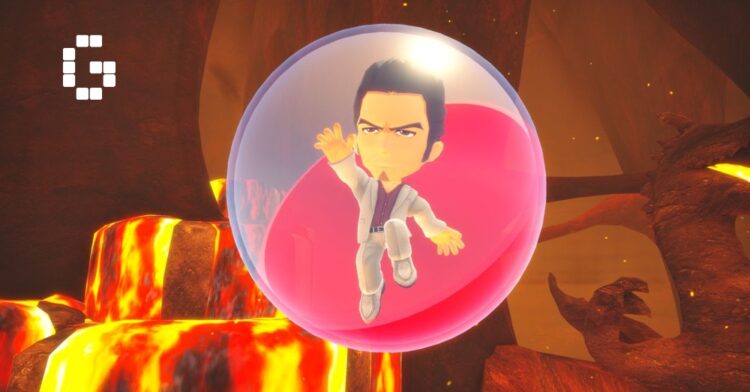 Kazuma Kiryu Gets Smol in Super Monkey Ball - GamerBraves