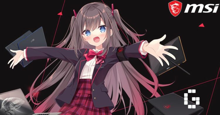 MSI Introduces a New VTuber To Sell Laptops in Japan - GamerBraves
