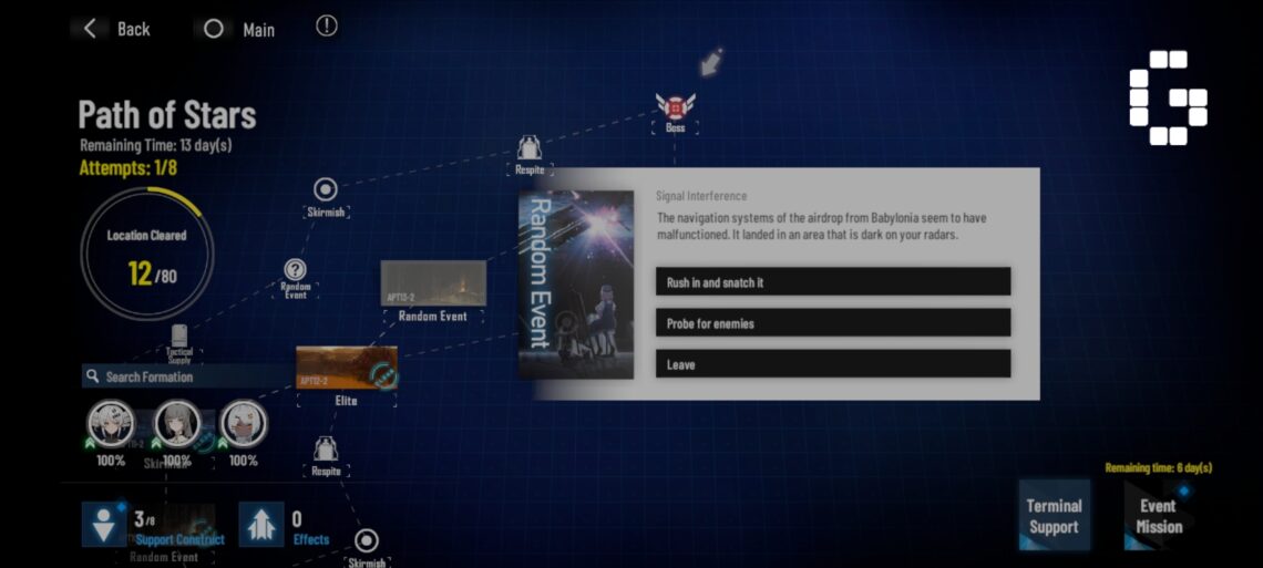 [ Guide ] Punishing Gray Raven Path of Stars Choices and Routes ...