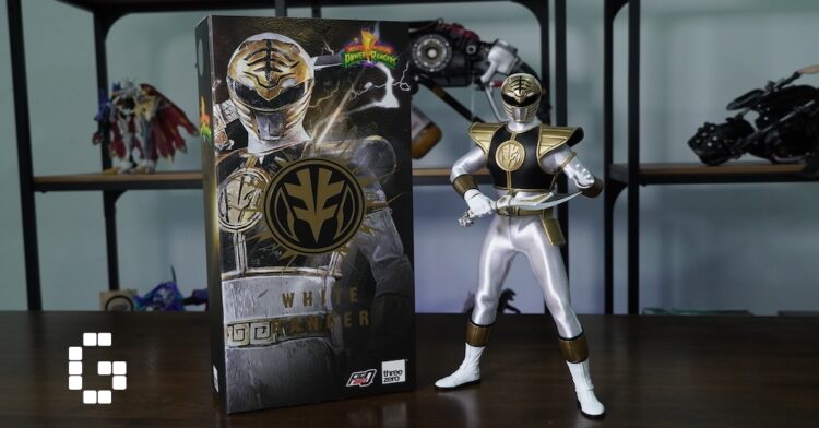 threezero Mighty Morphin Power Rangers White Ranger Unboxing - It’s Morphin' Time! - GamerBraves