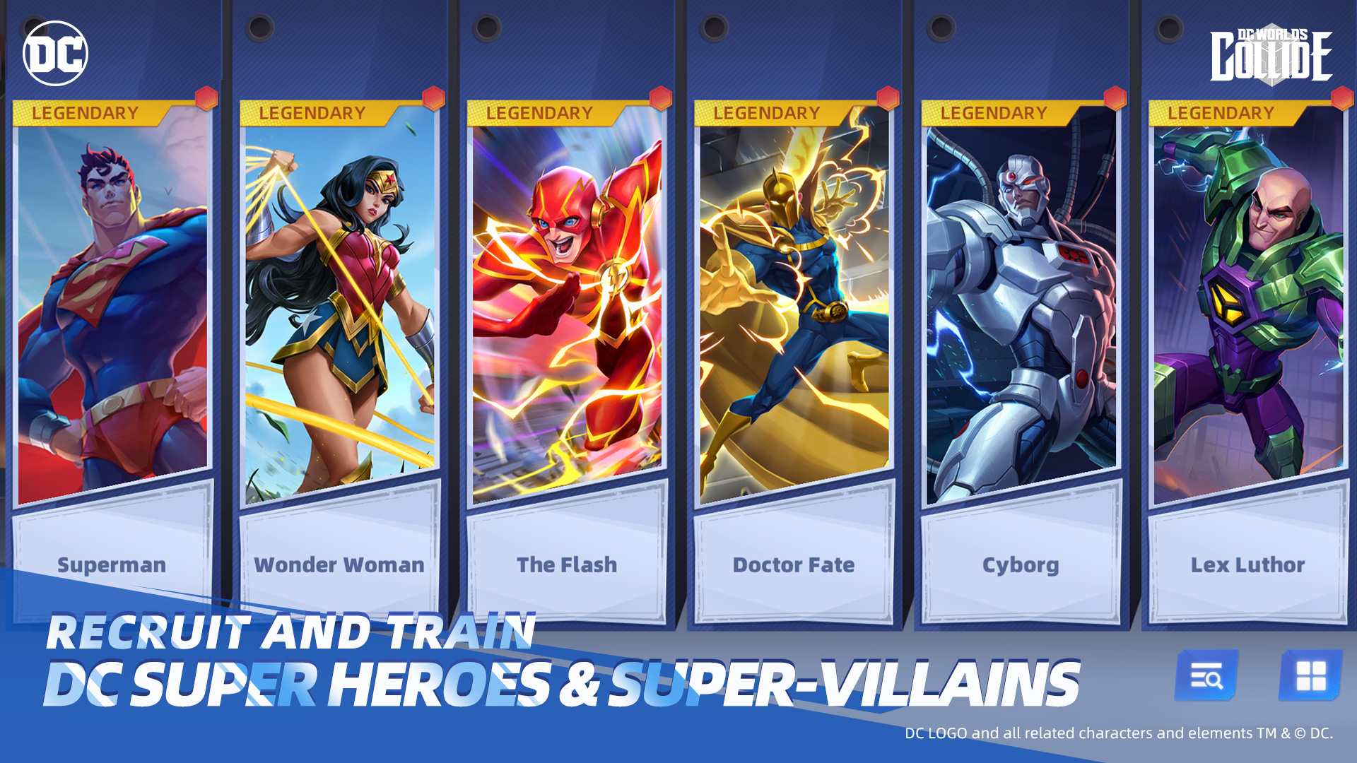 DC Worlds Collide Mobile Game launches in April with New characters and ...
