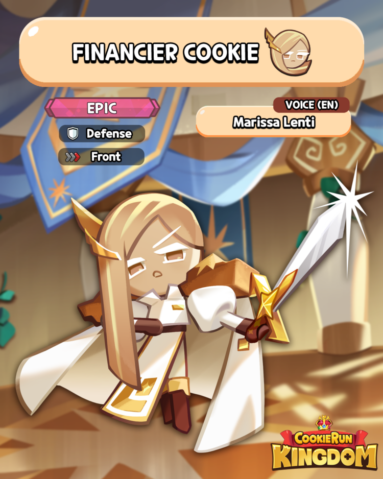 Financier Cookie Arrives In The Latest Cookie Run Kingdom Update ...