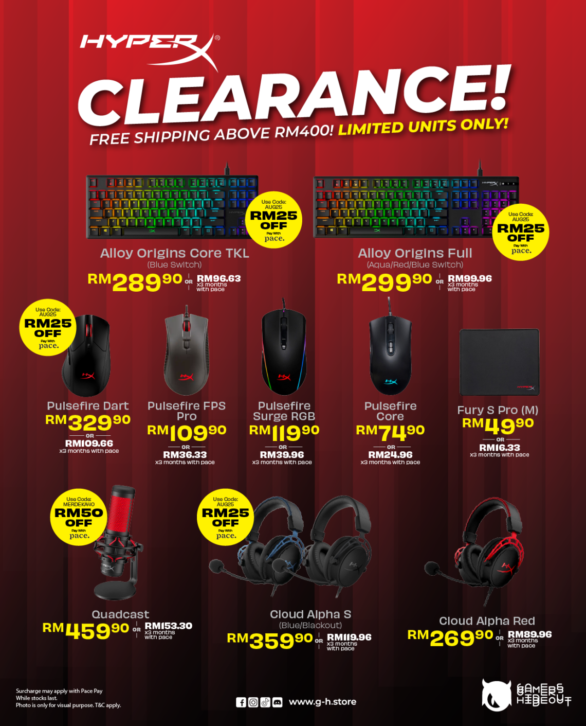 Gamers Hideout Merdeka Day Sale - PC Peripheral Clearance & Nintendo ...