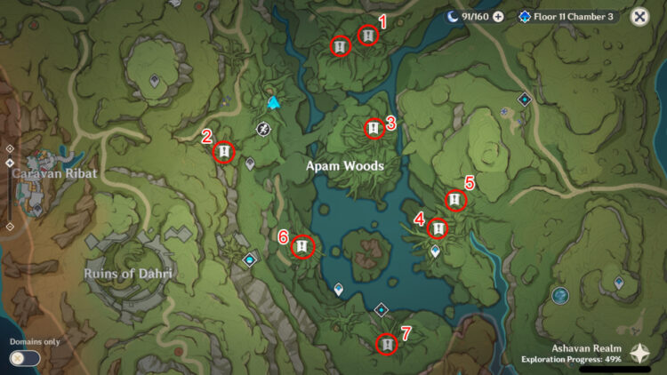 [Guides] Genshin Impact: Apam Woods Trees Puzzle Guide - GamerBraves