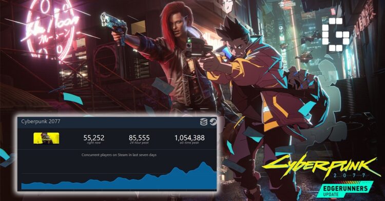 Cyberpunk 2077 Player Count Increases Drastically Thanks To Anime and ...
