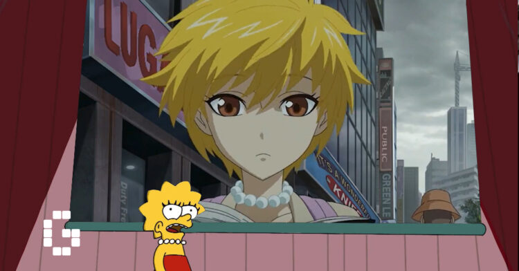 The Simpsons Goes Anime For Their Horror Special with Death Note Parody ...
