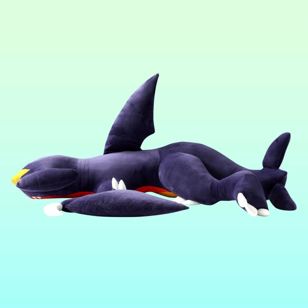 Premium Bandai Japan Introduces Life Size Huggable Garchomp Plushie ...