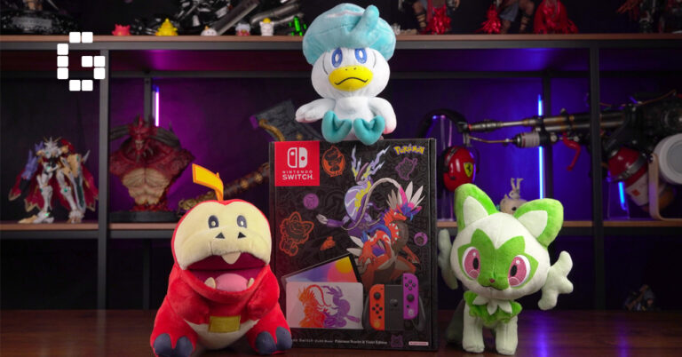 Nintendo Switch OLED Pokemon Scarlet & Violet Edition Unboxing - Travel Paldea In Style ...