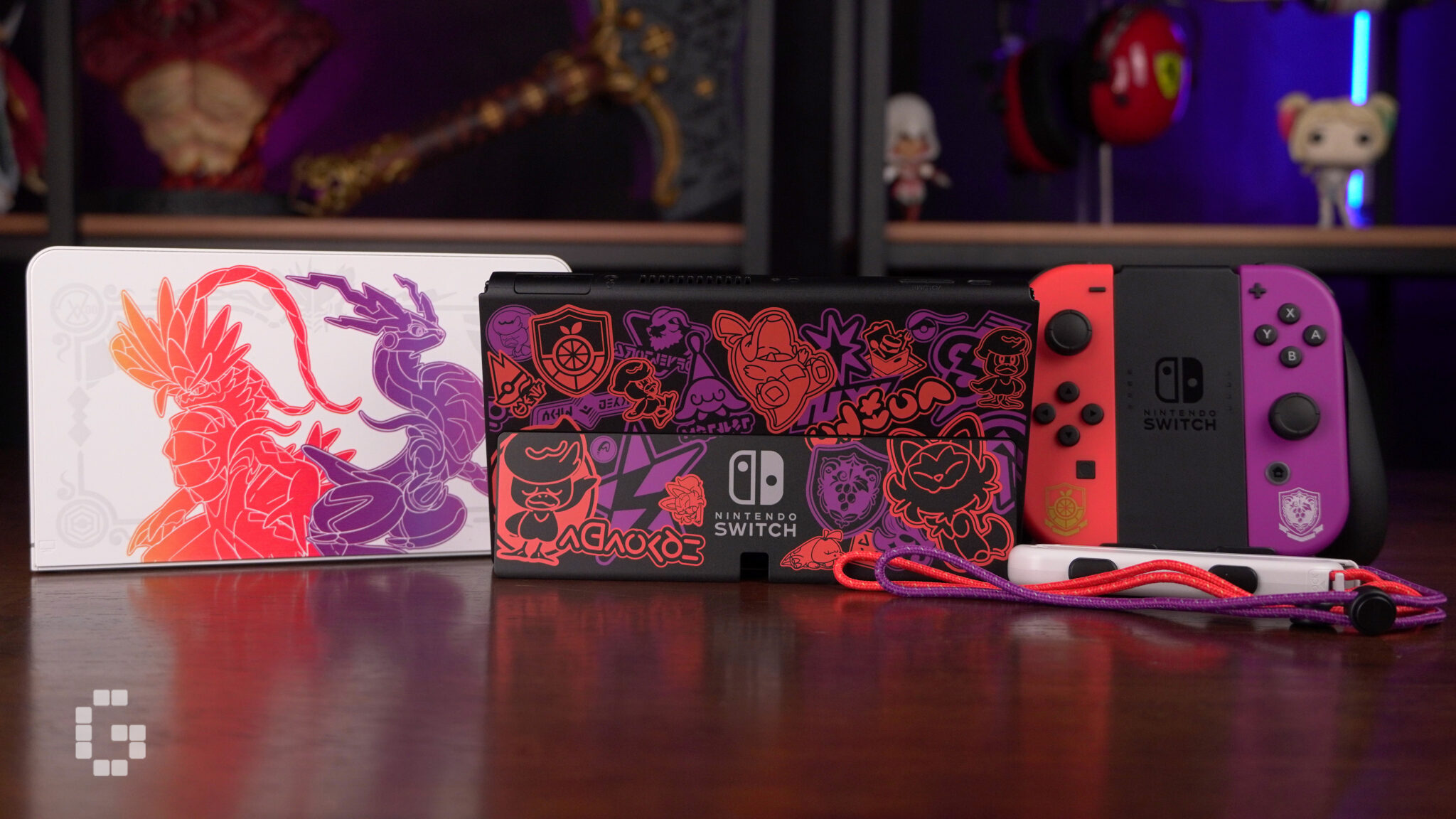 Nintendo Switch OLED Pokemon Scarlet & Violet Edition Unboxing - Travel ...