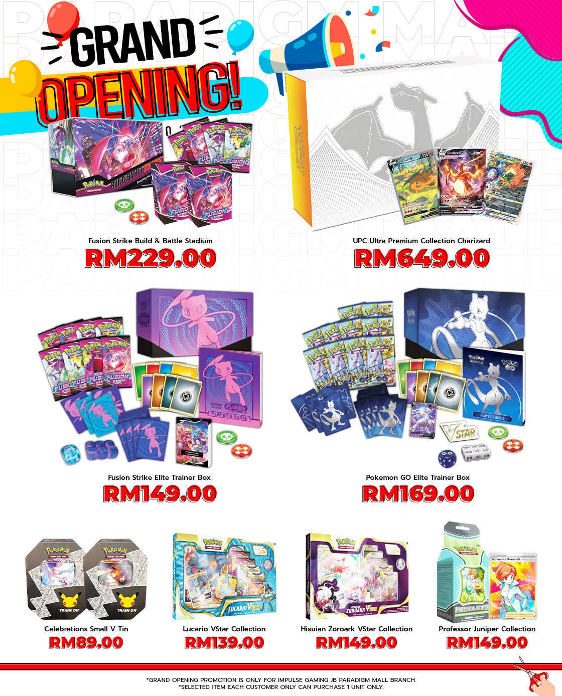 Catch the Impulse Gaming JB Paradigm Mall Grand Opening sale! - GamerBraves