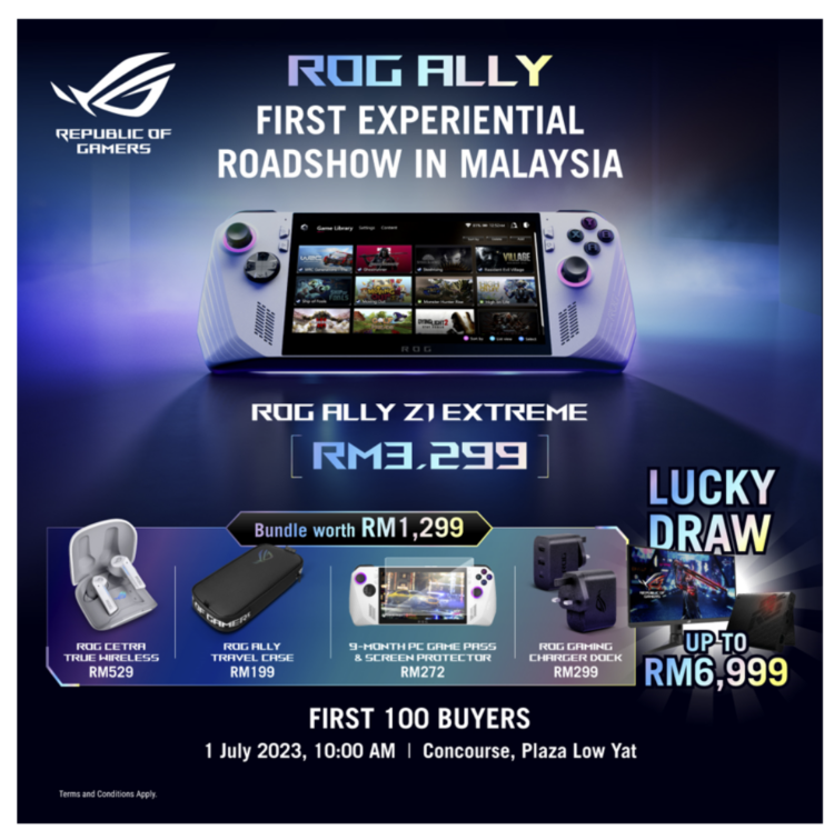 ROG Ally Malaysia Price, Launch Date and Promotions Revealed - GamerBraves