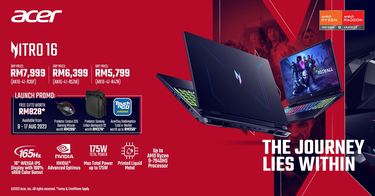 Acer Nitro 16 Which Features RTX 40-Series GPUs Officially Launches in ...